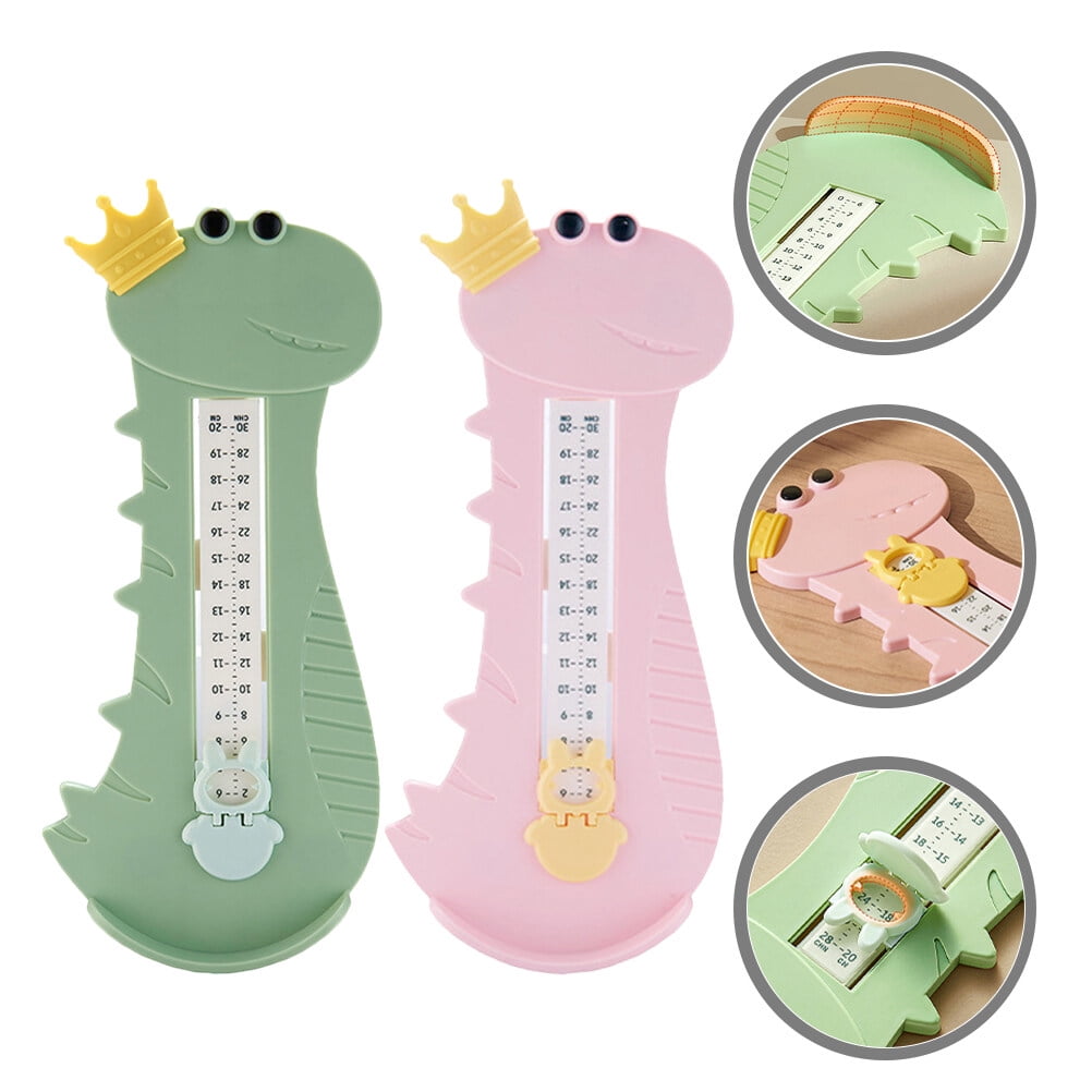 BRIGHTFUFU Foot Measurement Device Pink Shopping 2Pcs 11.59X5.11X0.39in ...