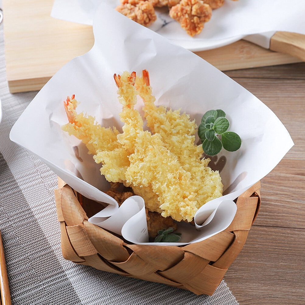 GOOHOCHY Baking Paper for Fried Food and Pastry Made of White Food ...