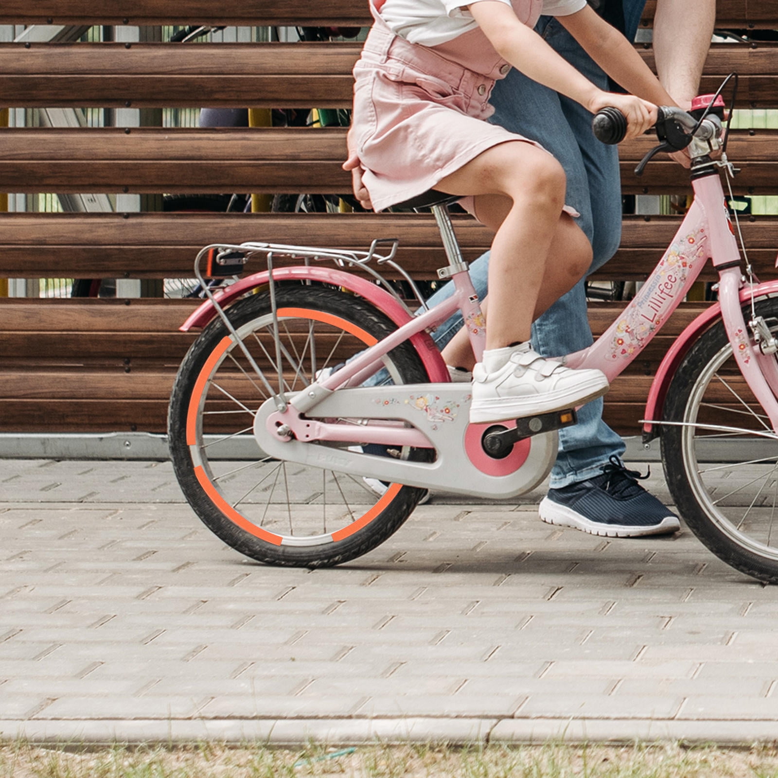 GOOHOCHY Balance Car Reflective Film Reflector Kids Wheel Belt Stickers ...