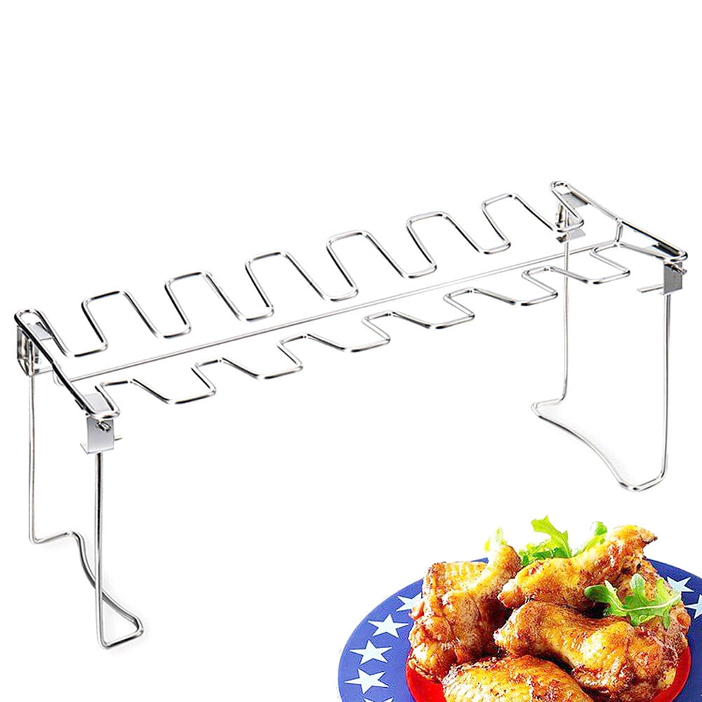 GOOHOCHY Barbecue Accessories Stainless Steel Folding Grill Drumstick ...