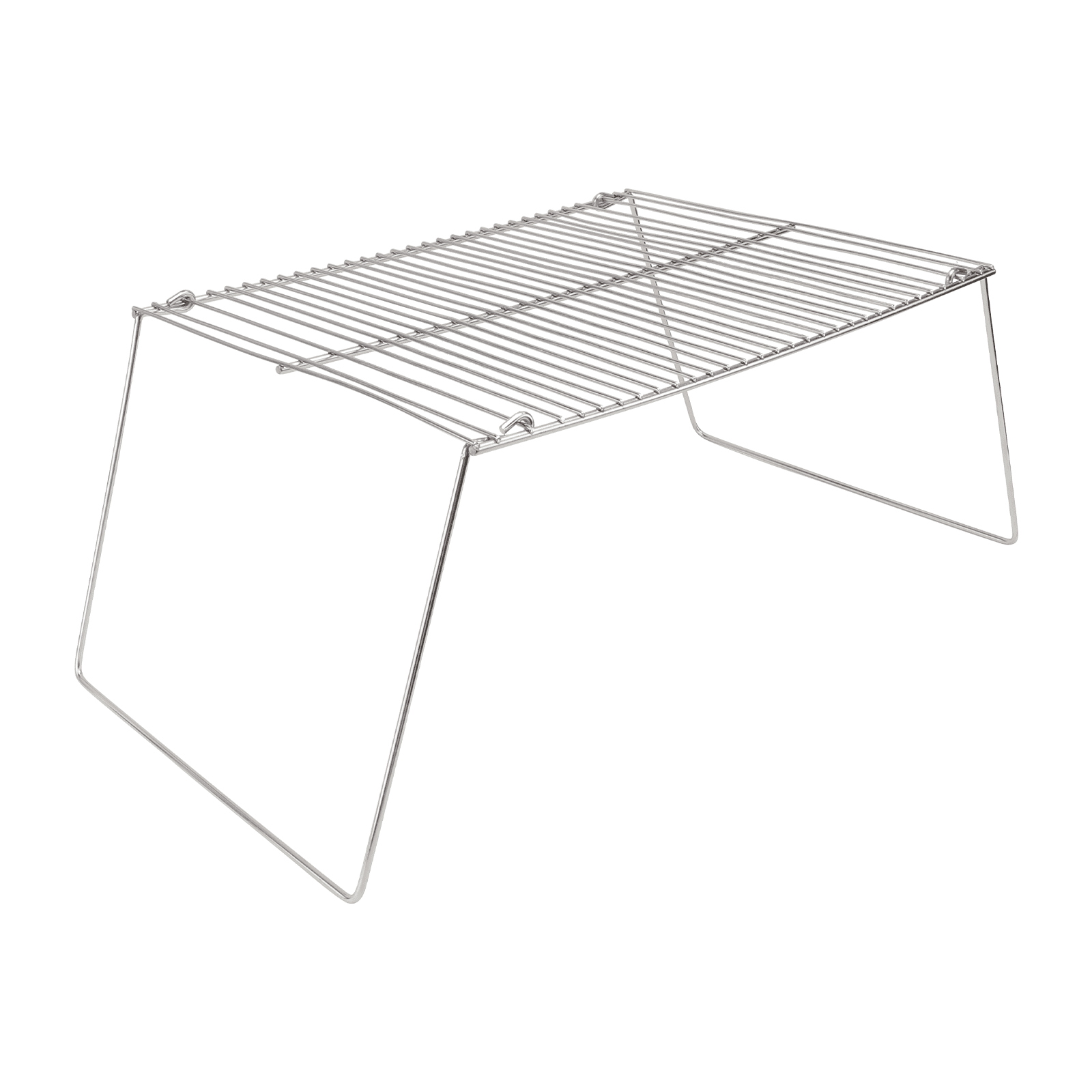 GOOHOCHY Barbecue Grill Rack Holder Roast Portable Fire Pit Travel ...