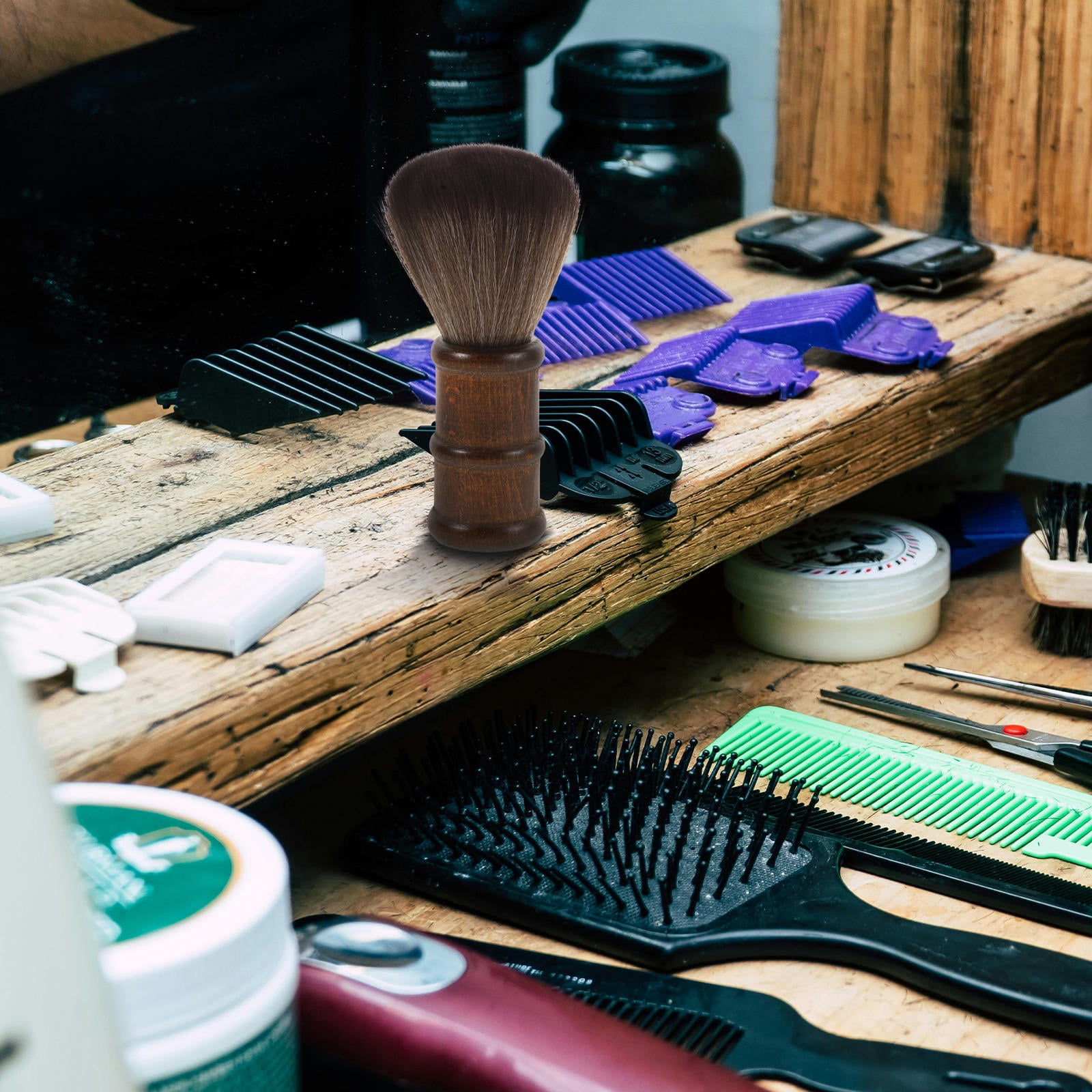 GOOHOCHY Barber Neck Duster Brush for Salon Use Ideal for Removing Hair ...