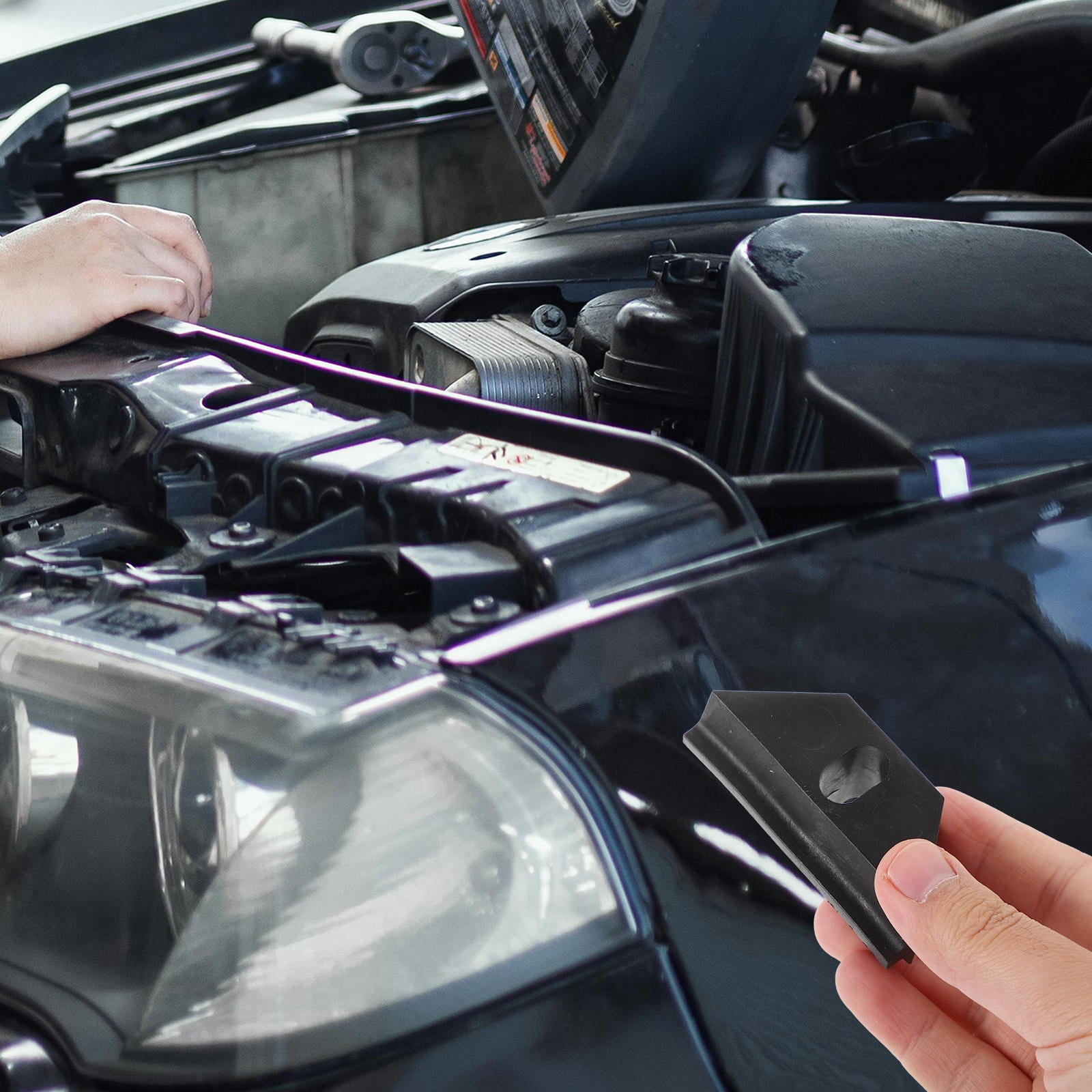 GOOHOCHY Battery Hold Down Bracket Battery Hold Down Base Clamp Battery ...