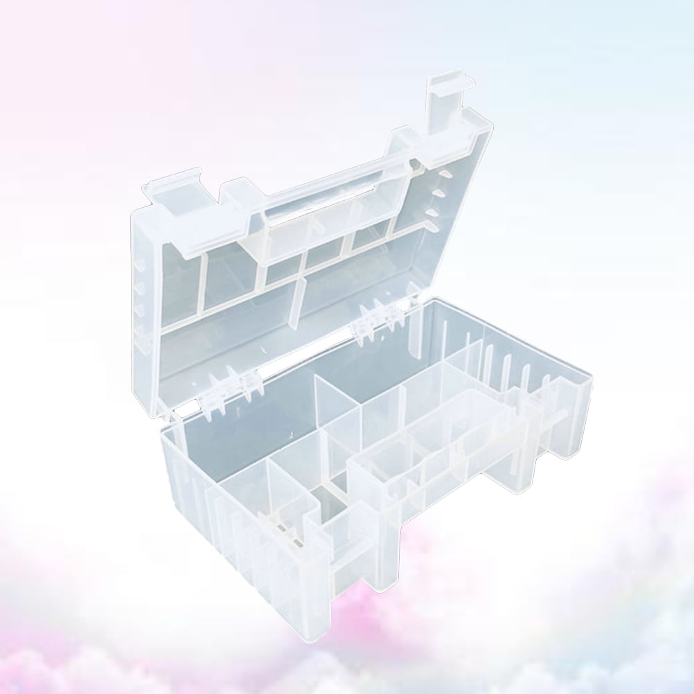 GOOHOCHY Battery Storage Box Compartment Batteries Organizer ...