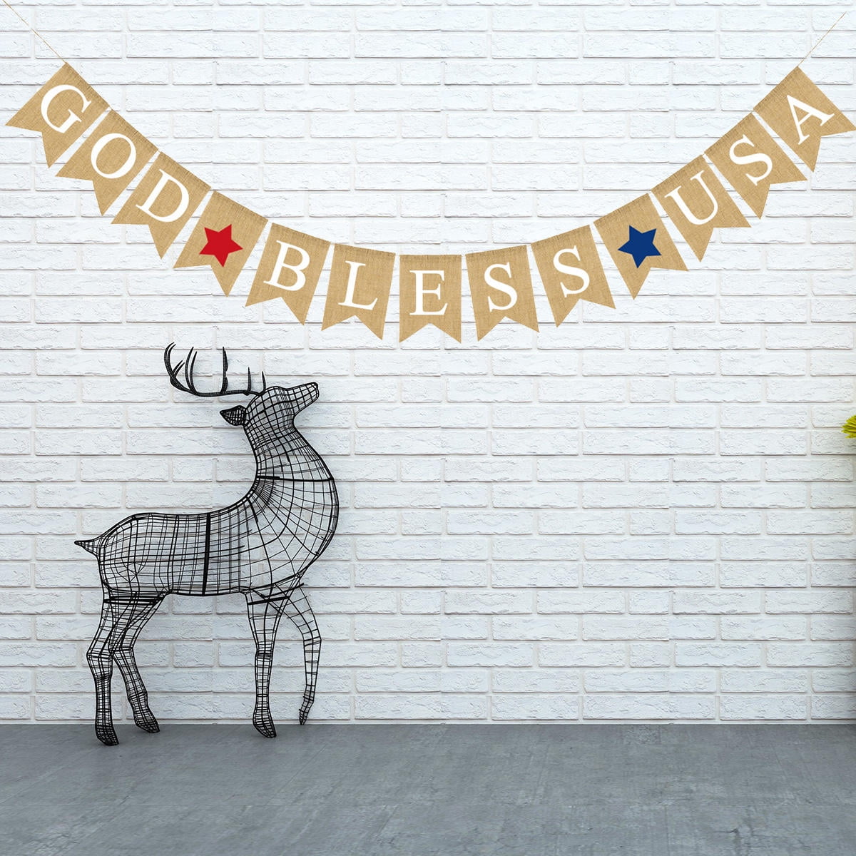 GOOHOCHY Beige Swallowtail Flag Banners with Sturdy String for ...