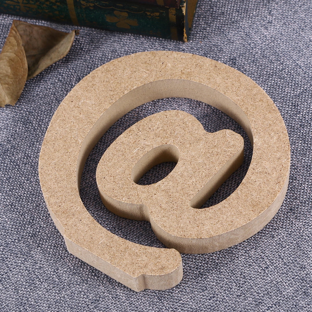 GOOHOCHY Beige Wooden Letters for Wall Decoration Craft Letters with ...