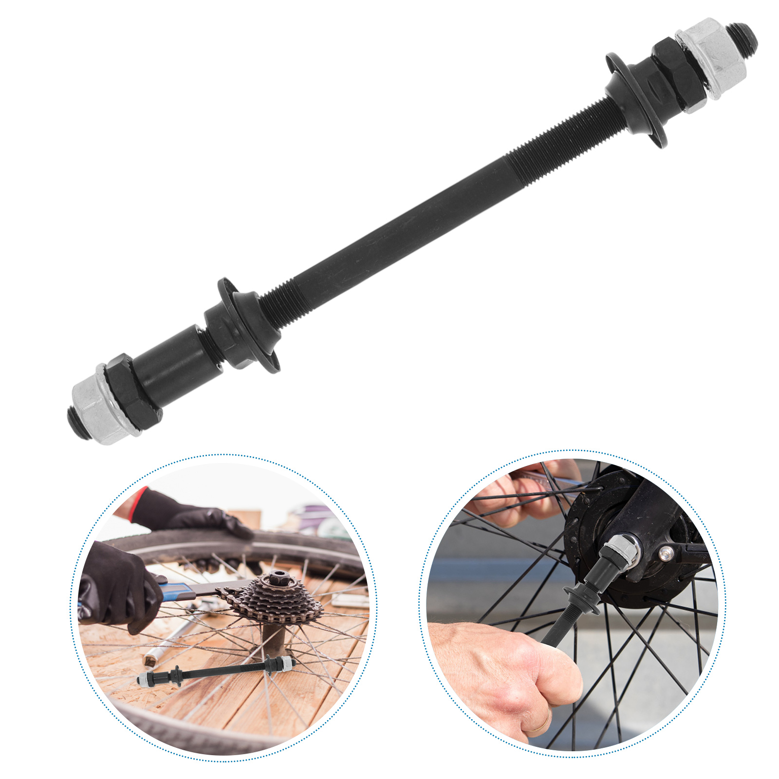 GOOHOCHY Bicycle Hub Axle Metal Bike Wheel Hub Essential Mountain Bike ...