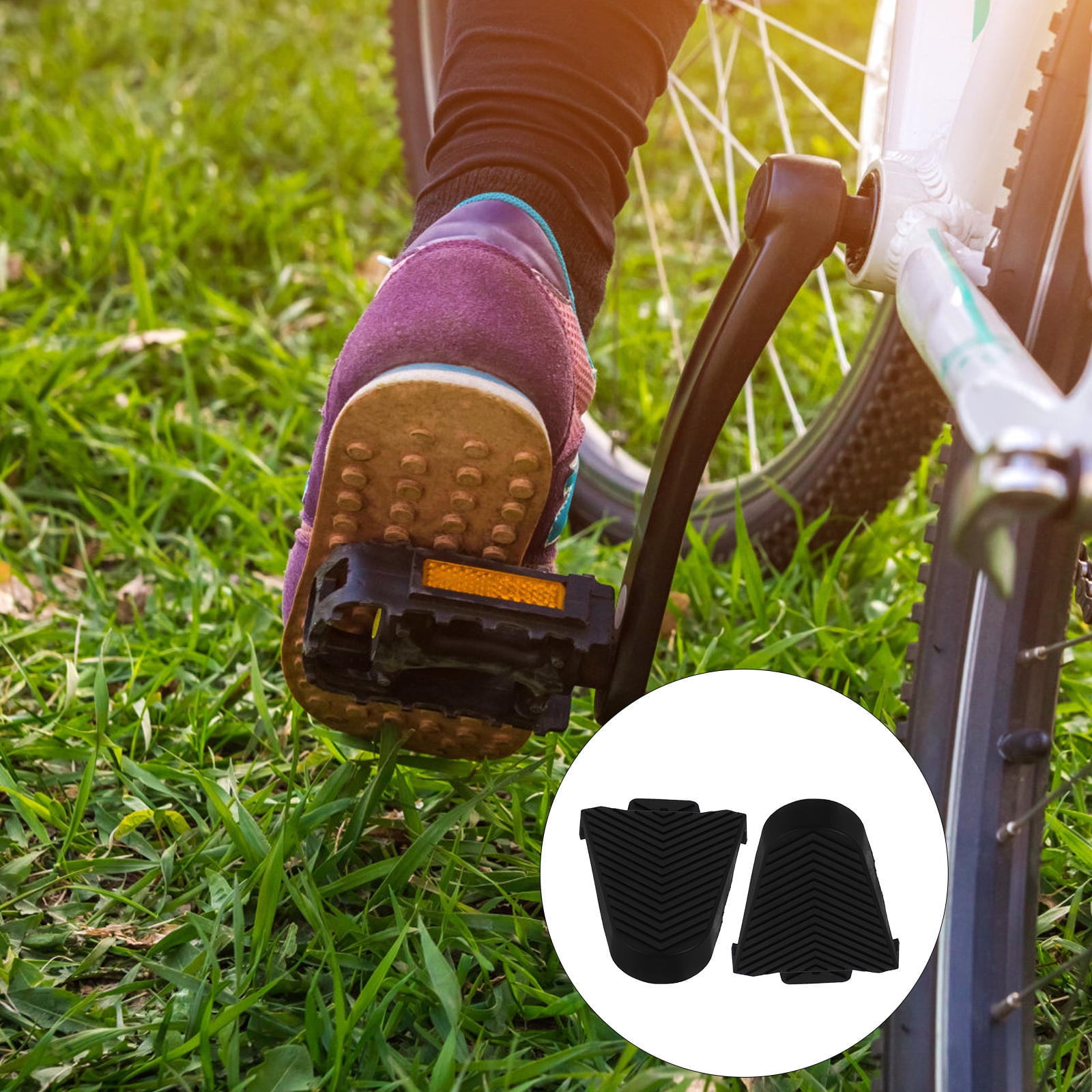 GOOHOCHY Bicycles Shoe Cleat Protector 踏锁 护套 Road Bike Protectors for ...