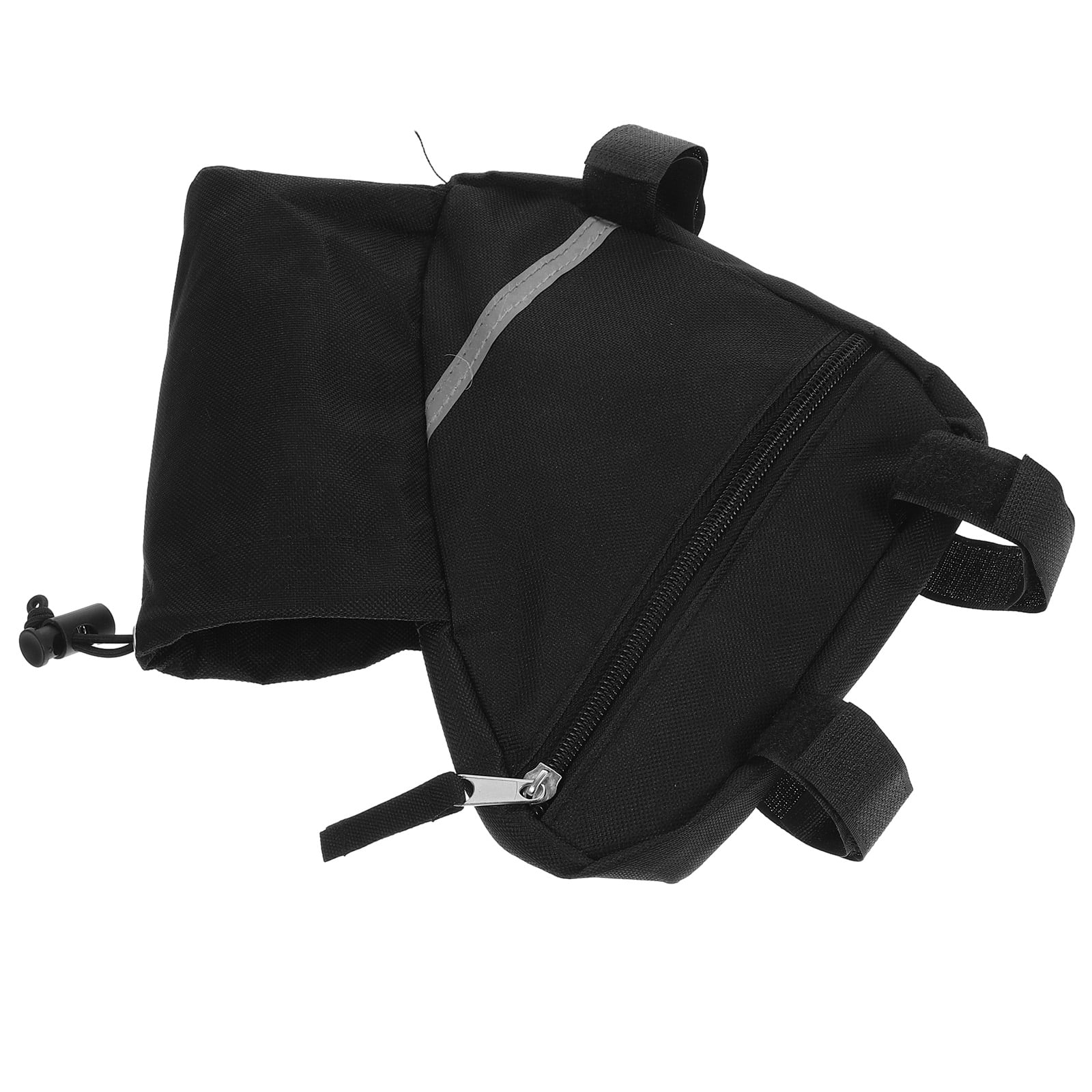 GOOHOCHY Bike Triangle Frame Bag Made of Nylon for Bike Use Black with ...