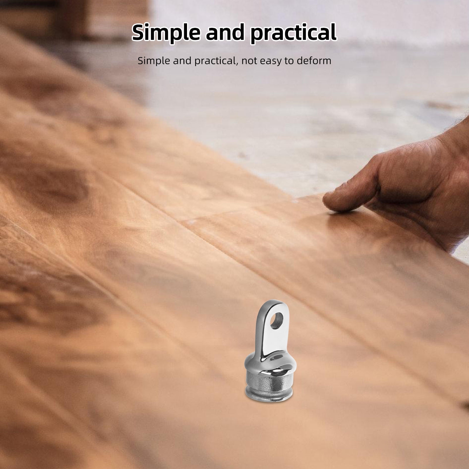 GOOHOCHY Bimini Top Eye End Cap Bimini Top Fittings Stainless Steel ...