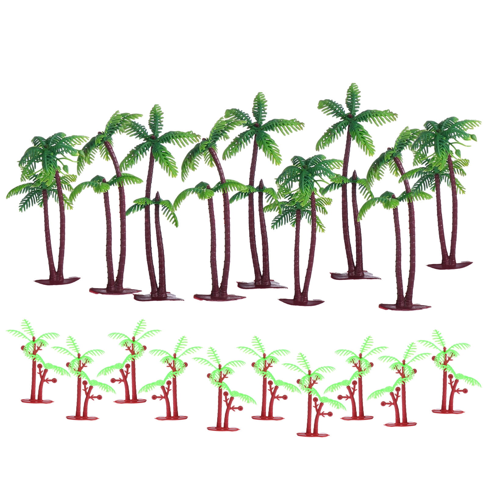 GOOHOCHY Birthday Cake Decorations with 20 Pcs Artificial Coconut Trees ...