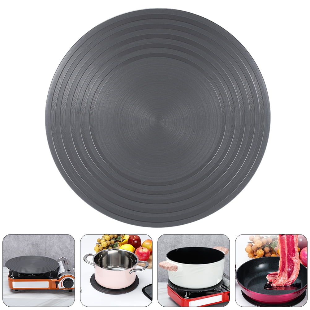 GOOHOCHY Black Aluminum Heat Diffuser for Gas Stovetop Creates Even ...