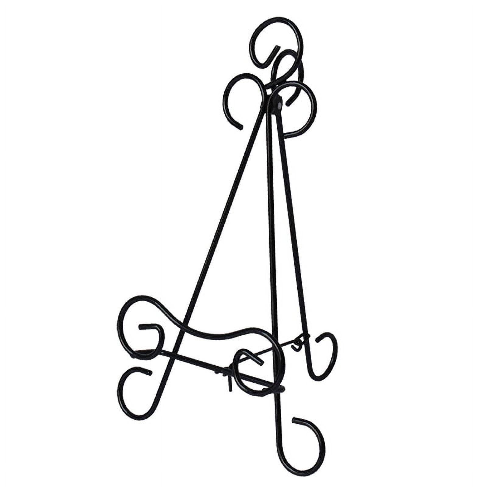 GOOHOCHY Black Iron Display Stand with Curve Design for Home Decoration ...