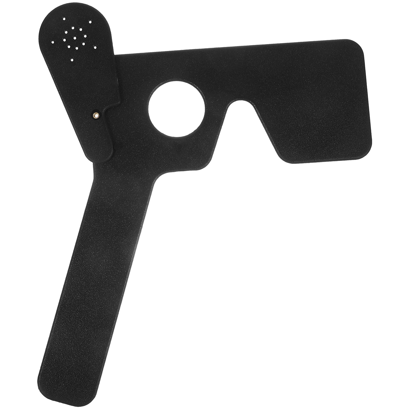 GOOHOCHY Black Leather Pinhole Glasses Eye Occluder for Vision Tests ...