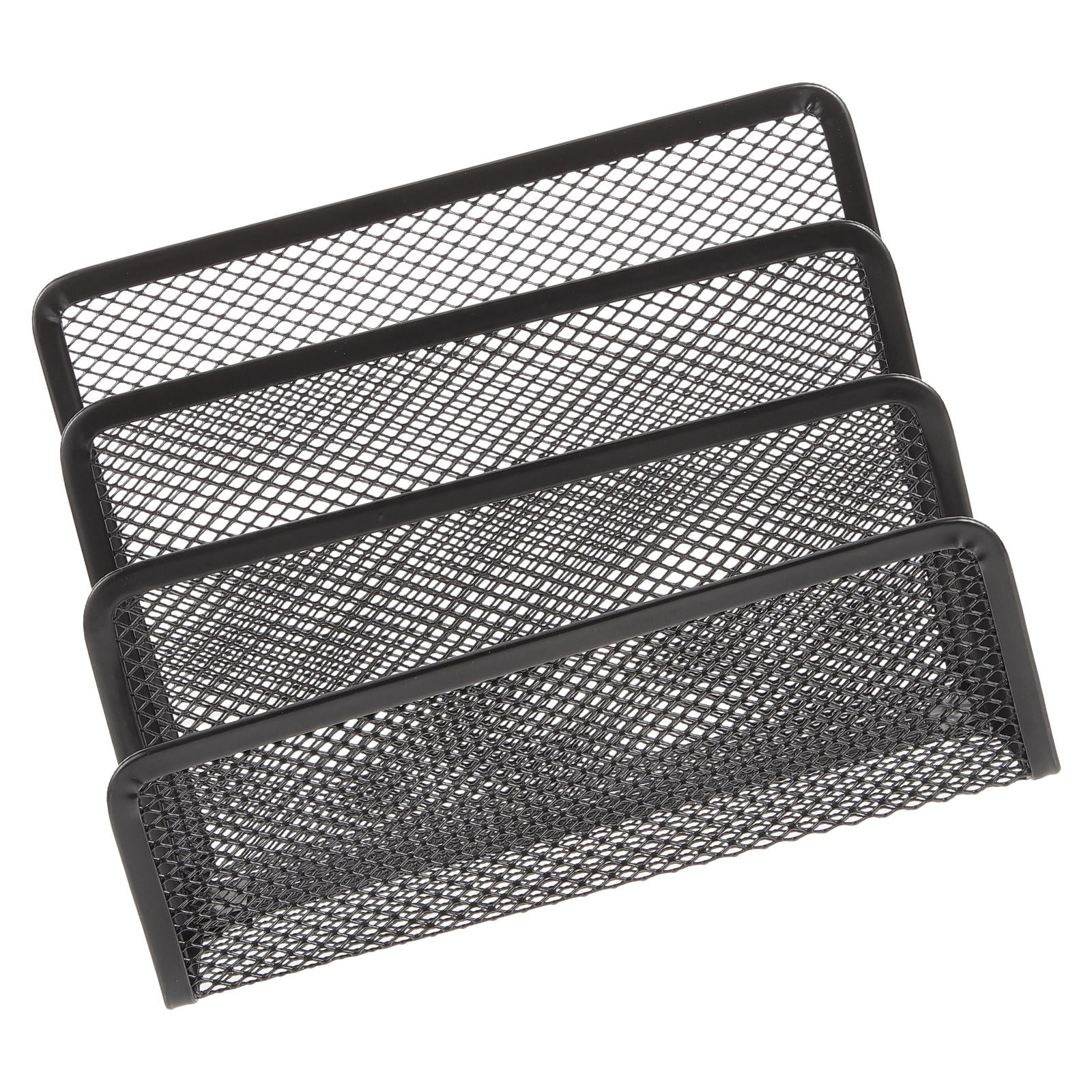 GOOHOCHY Black Mesh Magazine File Holder Desk Organizer for Folders ...