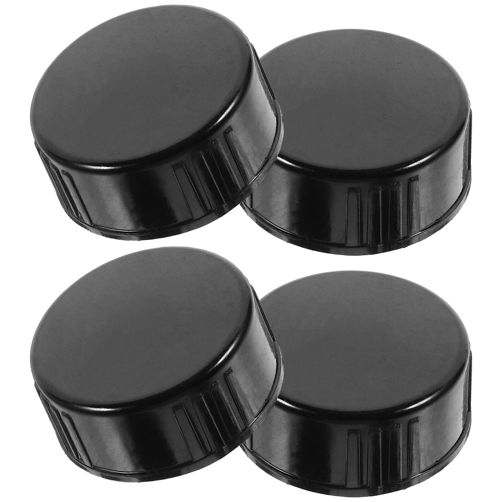 GOOHOCHY Black Plastic Beer Bottle Caps with Cone Design for Home Use ...