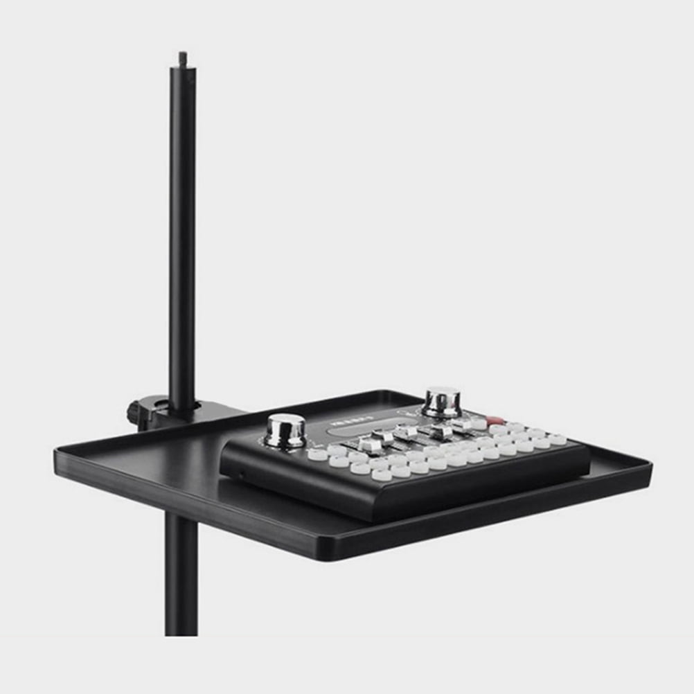 GOOHOCHY Black Plastic Microphone Stand Tray for Content Creators 1Pack ...