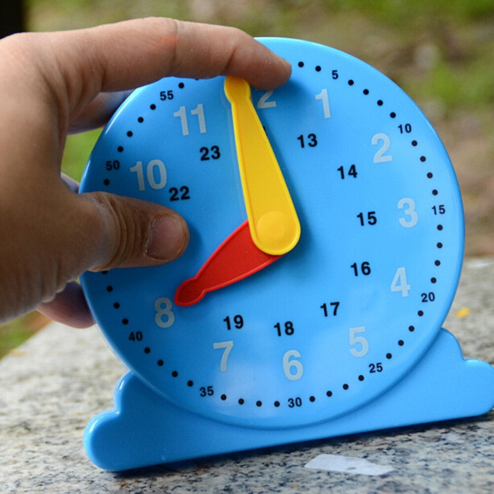 GOOHOCHY Blue Educational Clock for Kids Playing Digital Toy with ...