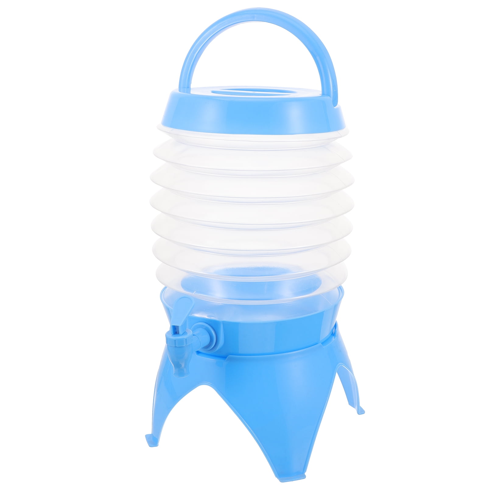 GOOHOCHY Blue Foldable Water Dispenser with Tap for Outdoor Camping ...