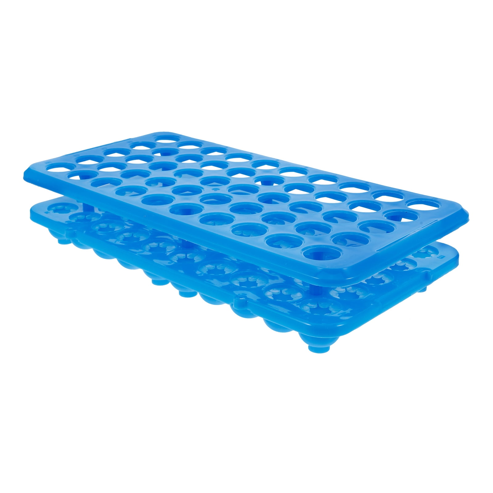GOOHOCHY Blue PP Test Tube Rack for Laboratory Storage Use with Sturdy ...