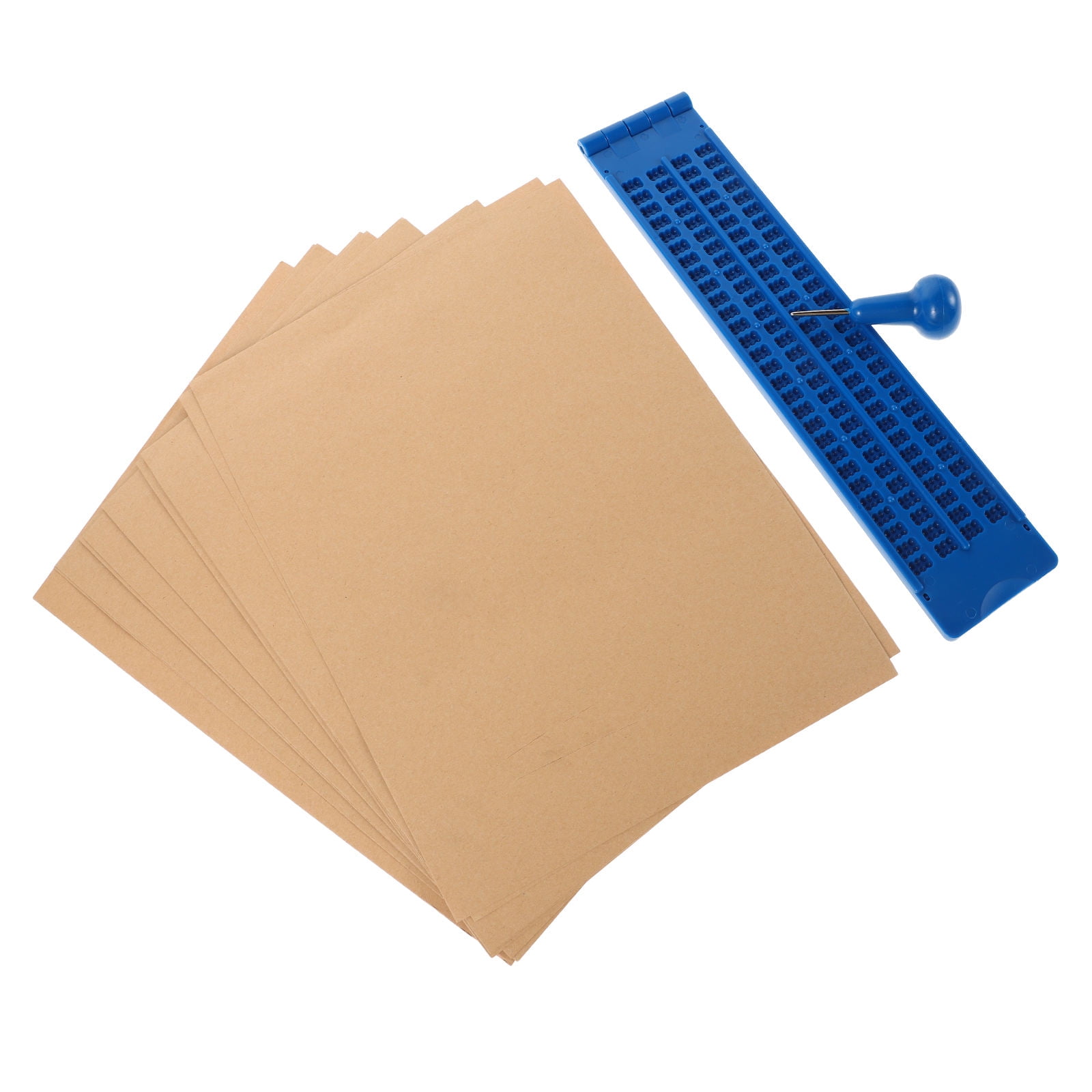 GOOHOCHY Braille Education Board with Paper Stylus Portable Braille ...