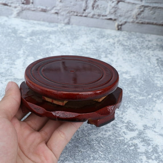 FUTUREORYY Pot Plates For Plants Wood 1Pack 3.1in - Walmart.com