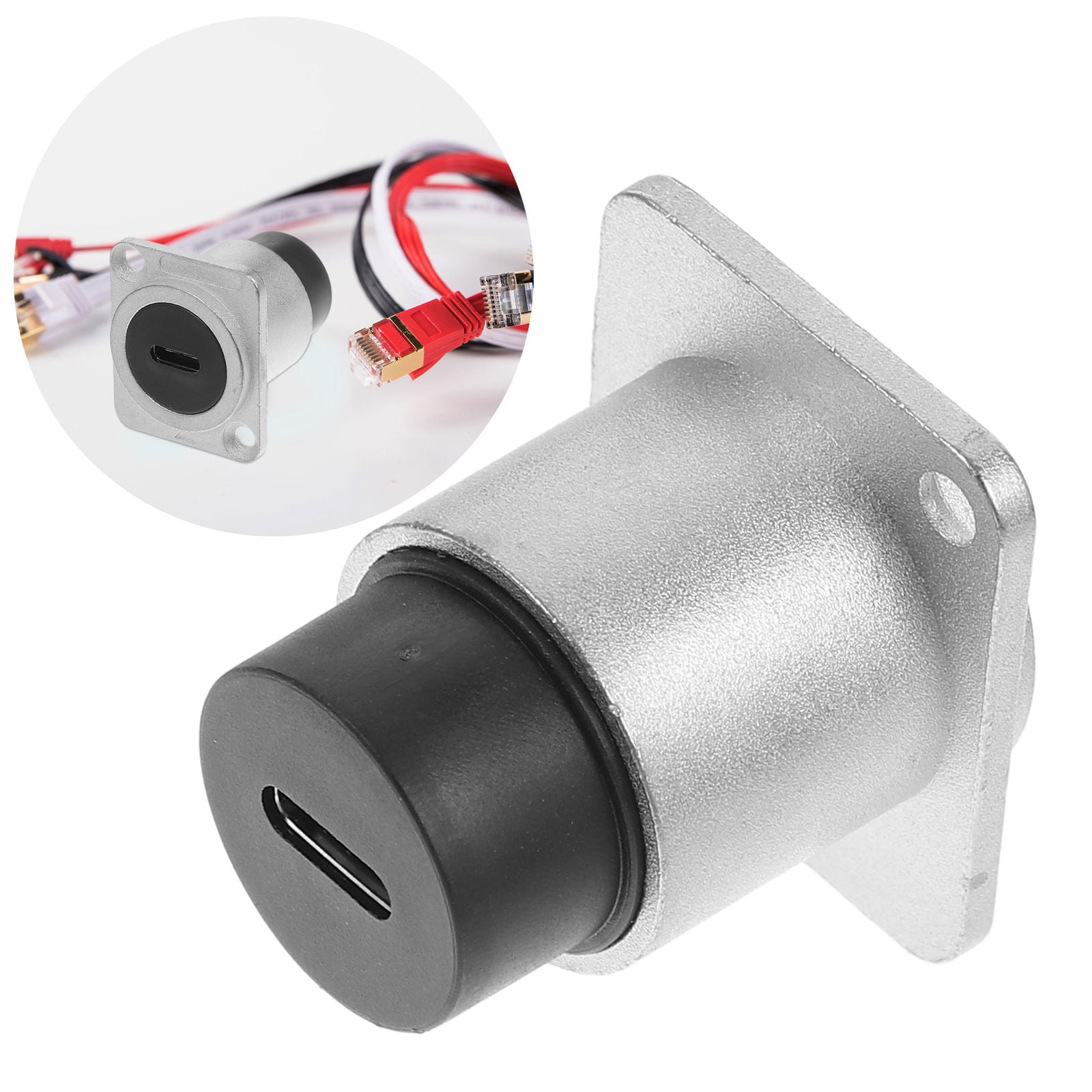 GOOHOCHY Bulkhead Connector Front Panel Adapter Ethernet Panel Mount ...