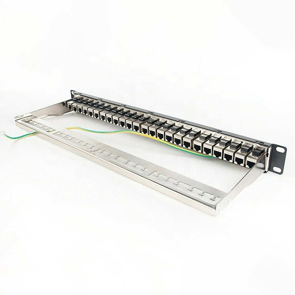 GOOHOCHY Cable Management System Ethernet Punch Panel Patch Grommets ...