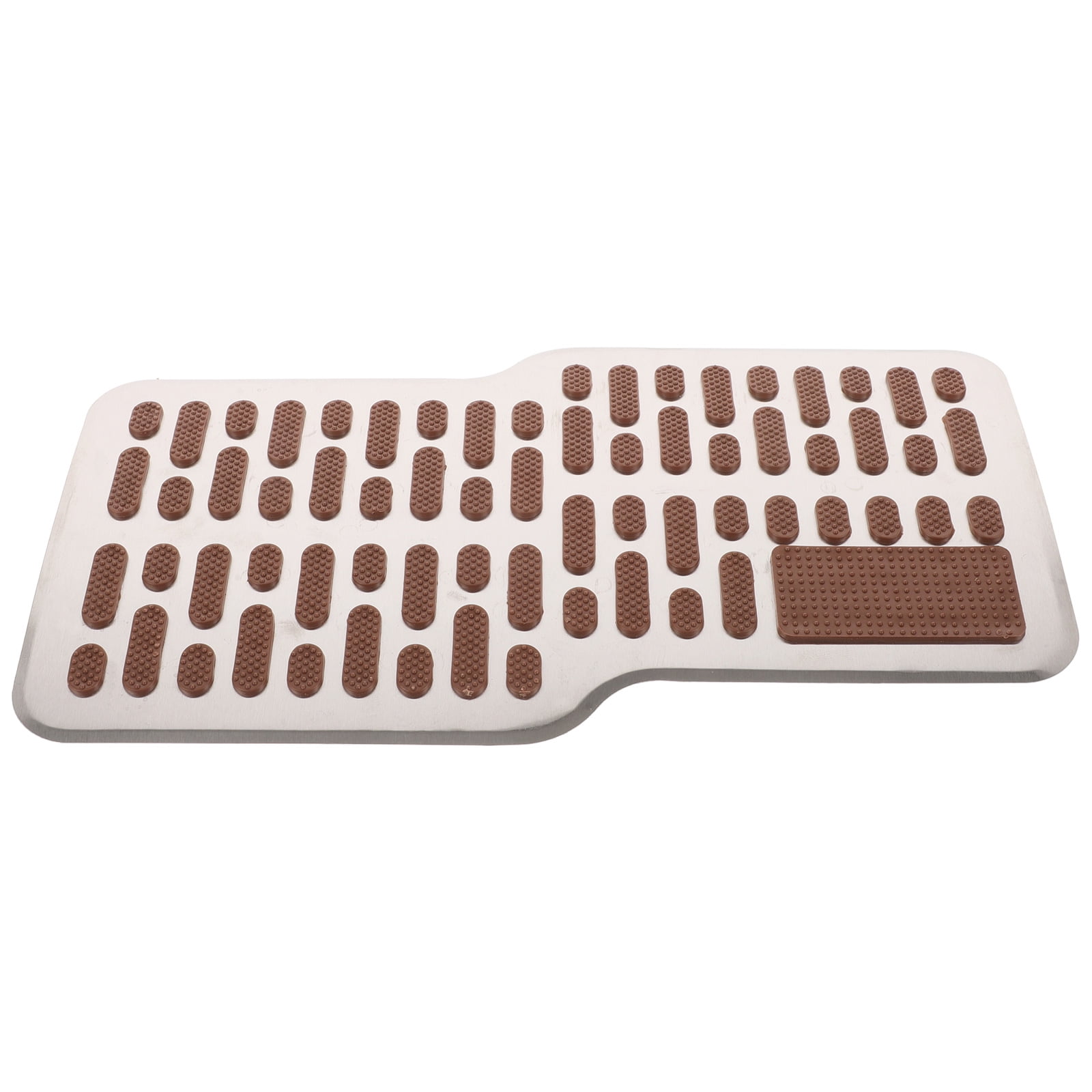 FUTUREORYY Car Accelerator Pedal Kit Brown Stainless Steel 1Pcs 11.59X5 ...