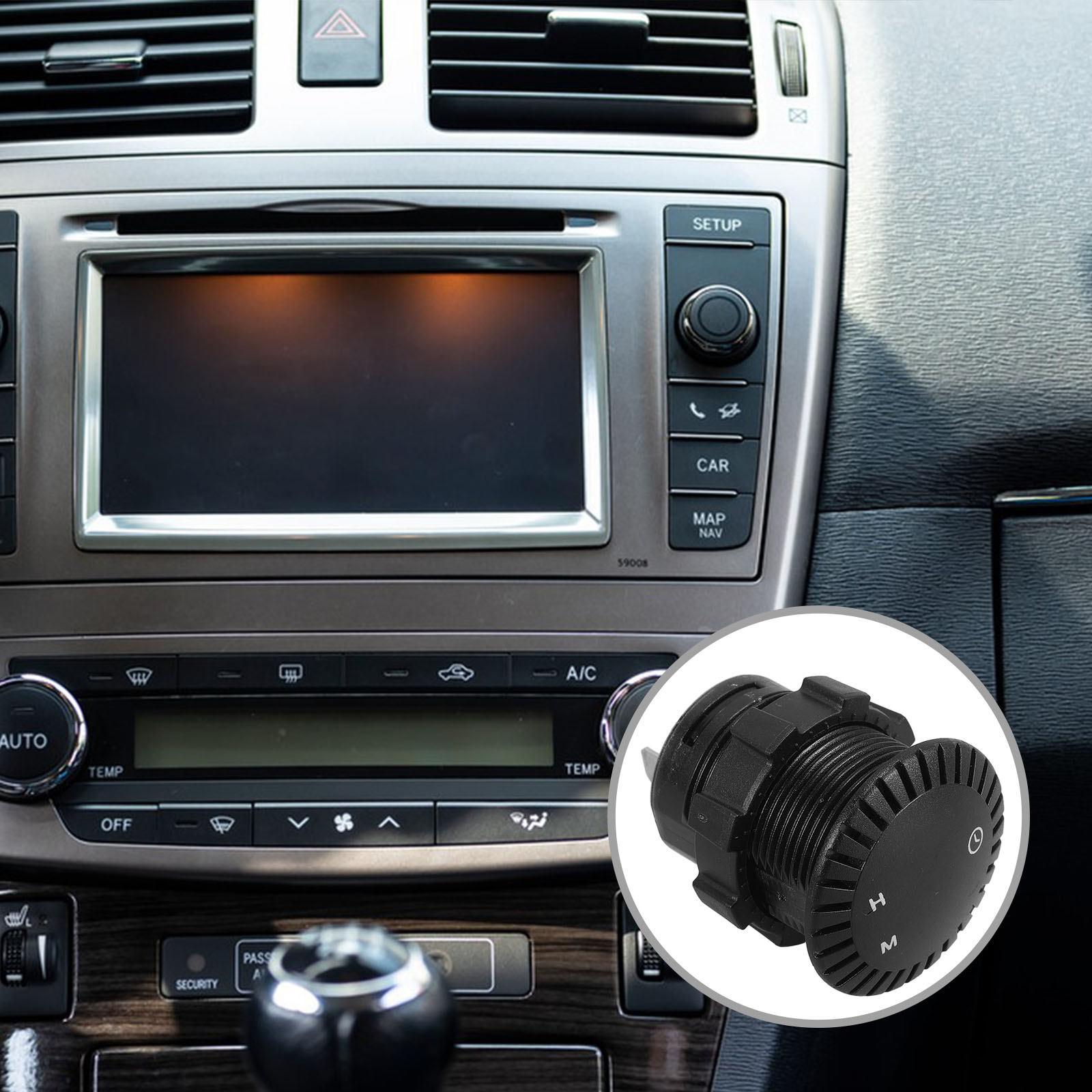 GOOHOCHY Car Clock Truck Dashboard Clock Automotive Dashboard Clock Car ...