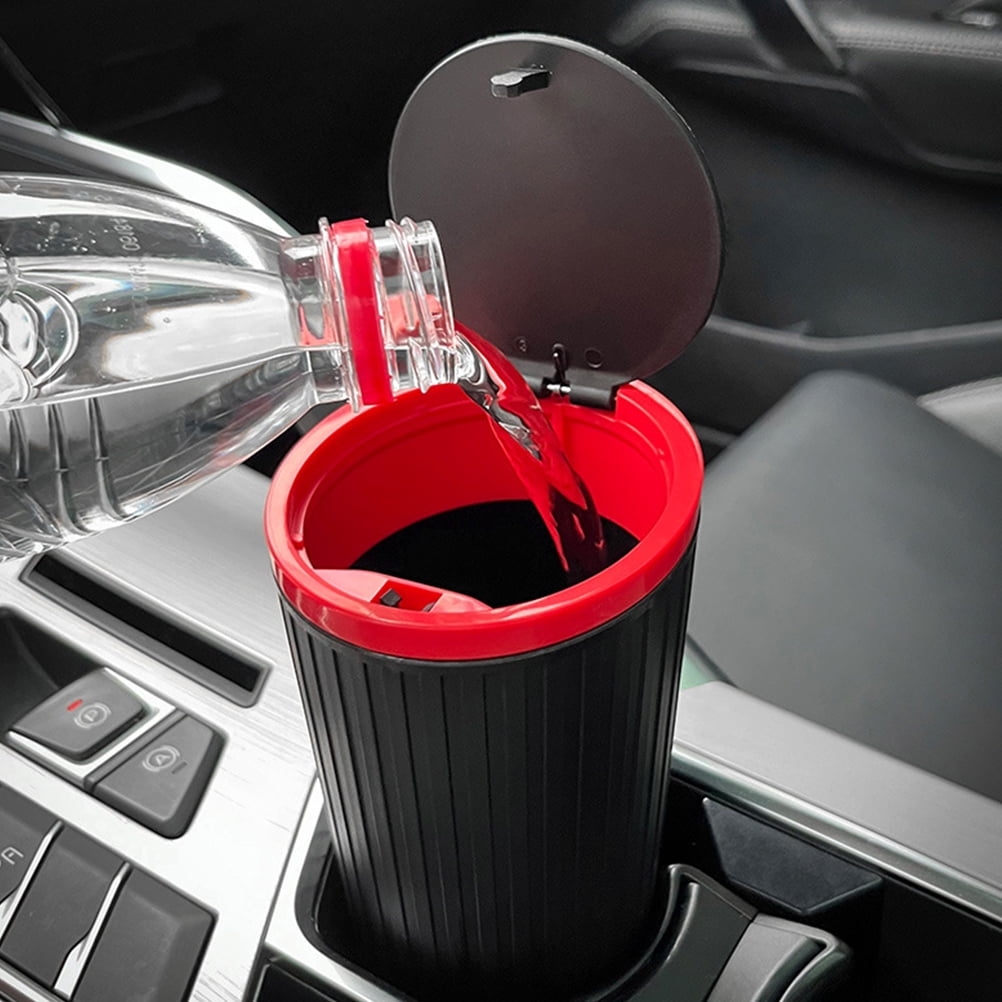 FUTUREORYY Mini Garbage Can Car Trash Can Plastic 1Pcs Sleek Design for ...