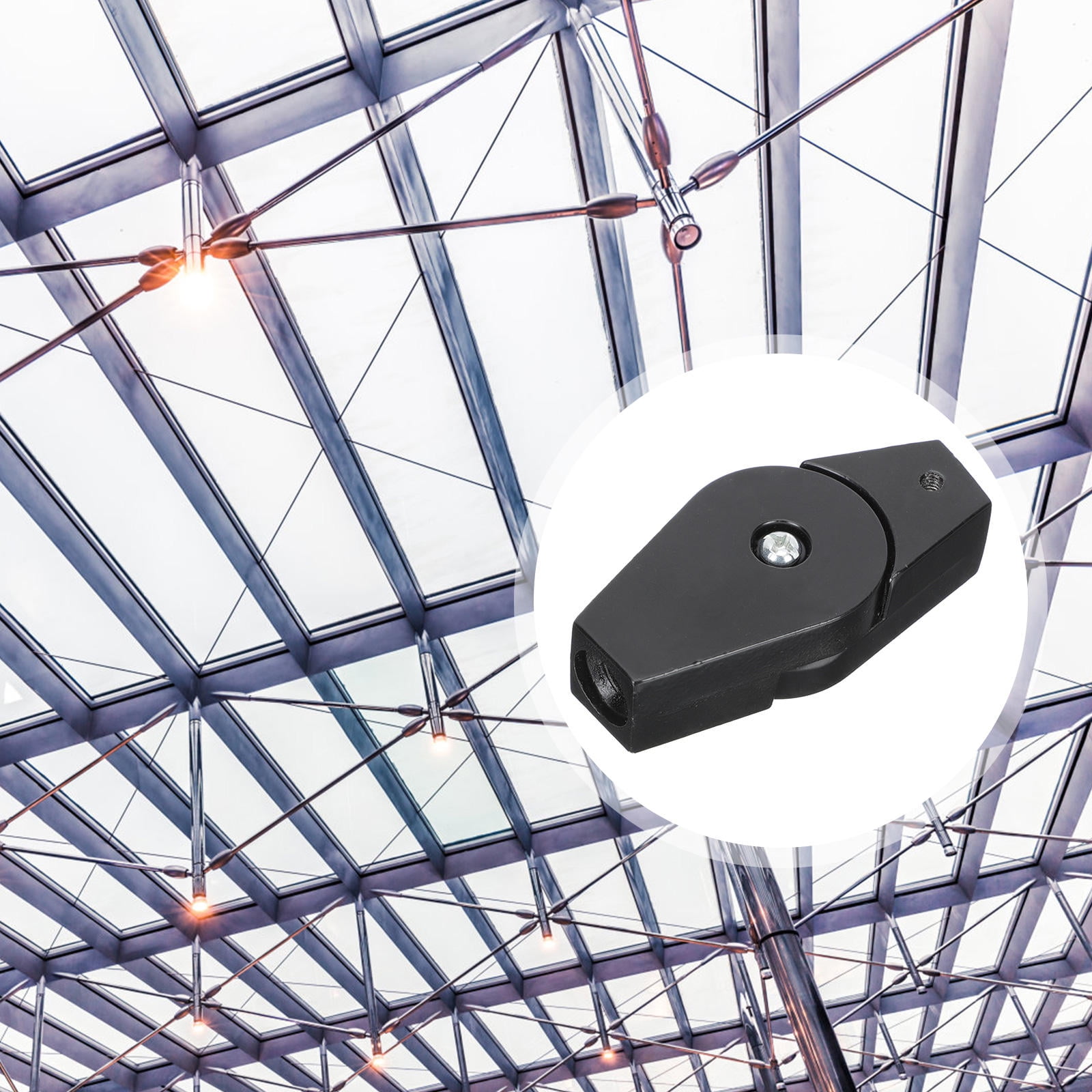 GOOHOCHY Ceiling Fitting Rotary Joint Convenient Lamp Connector 3.5x3 ...