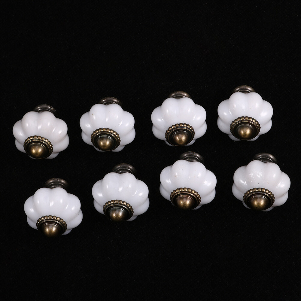 GOOHOCHY Ceramic Knobs for Cabinets and Furniture Assorted Color Durable Ceramic Pull Handles ...