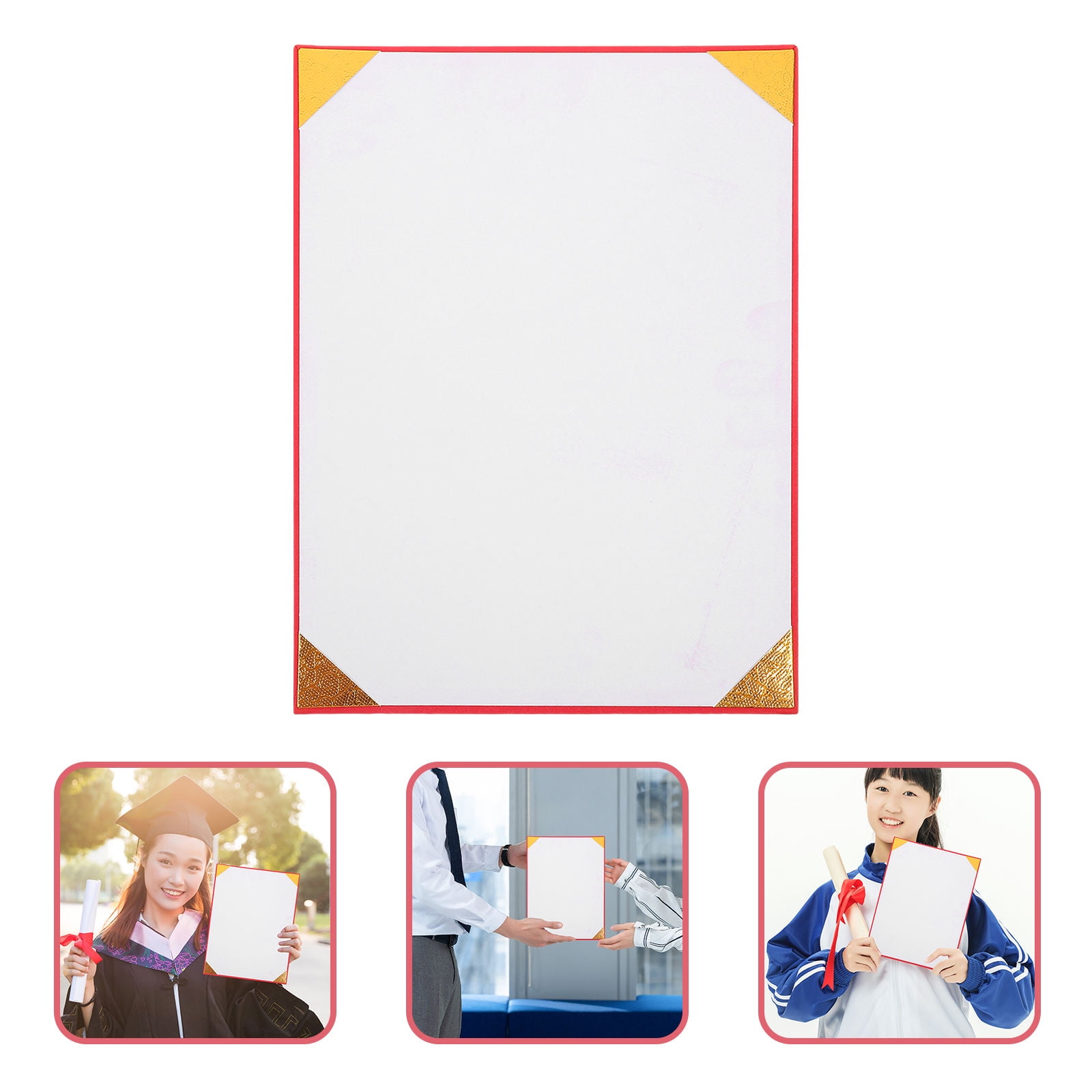 GOOHOCHY Red Certificate of Completion Blank Appreciation Paper for ...