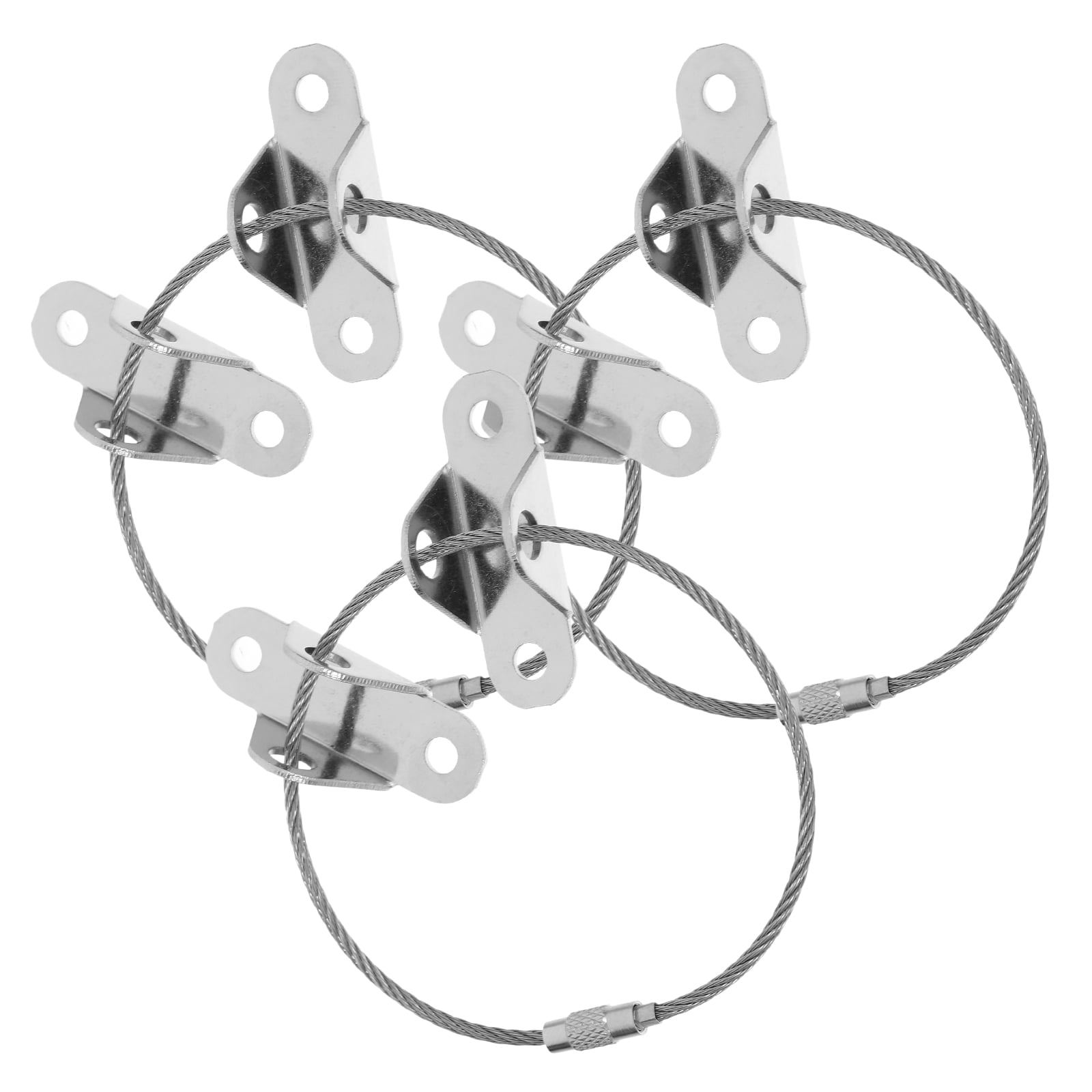 GOOHOCHY Child Proofing Furniture Anchors Anti Tip Straps Silver ...