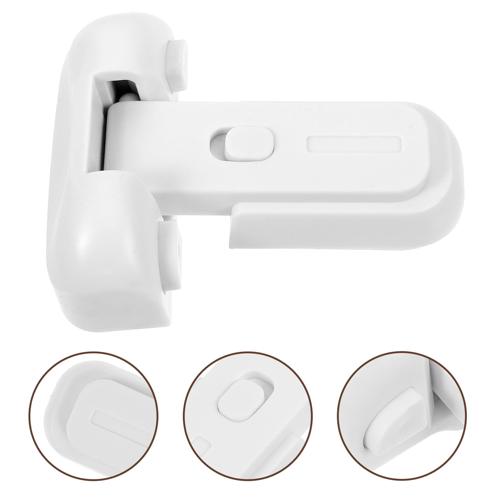 GOOHOCHY Child Safe Refrigerator Lock Latch Childproof Lock Fridge Lock ...