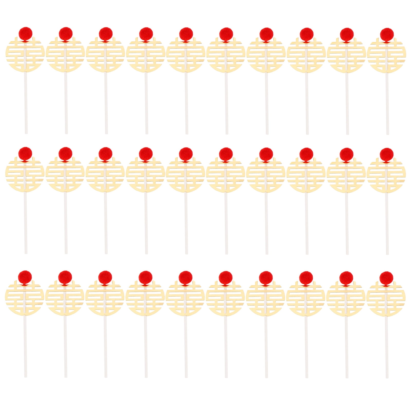 GOOHOCHY Chinese Style Cake Topper for Wedding Decoration Assorted ...