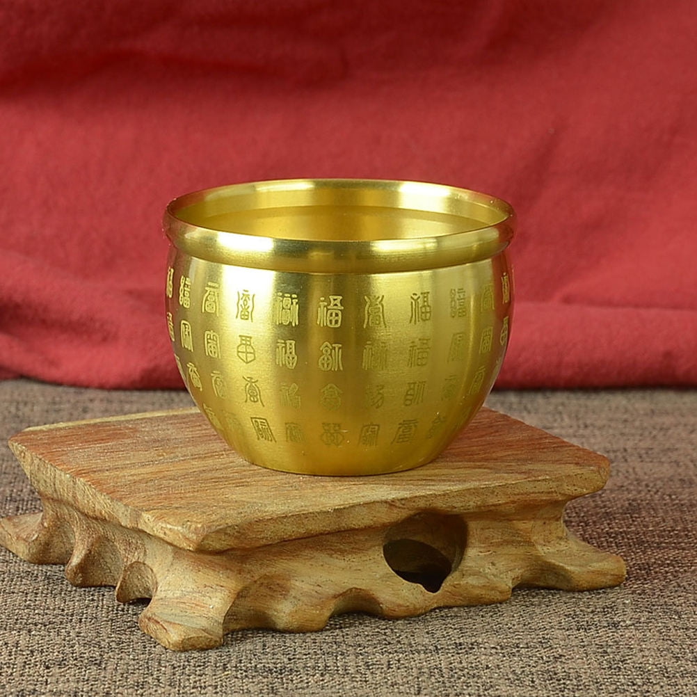 GOOHOCHY Chinese Treasure Basin Decoration Bowl Feng Shui Items Bronze ...