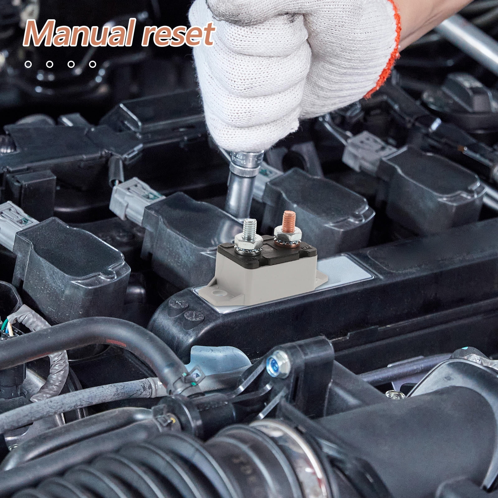 GOOHOCHY Circuit Breaker Manual Reset Circuit Breaker Automotive ...