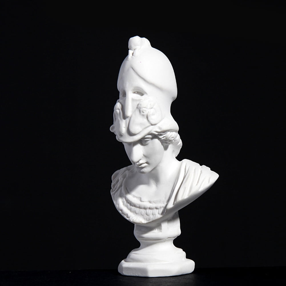 GOOHOCHY Classic Greek Statuette Resin Athena Sculpture Greek Mythology ...