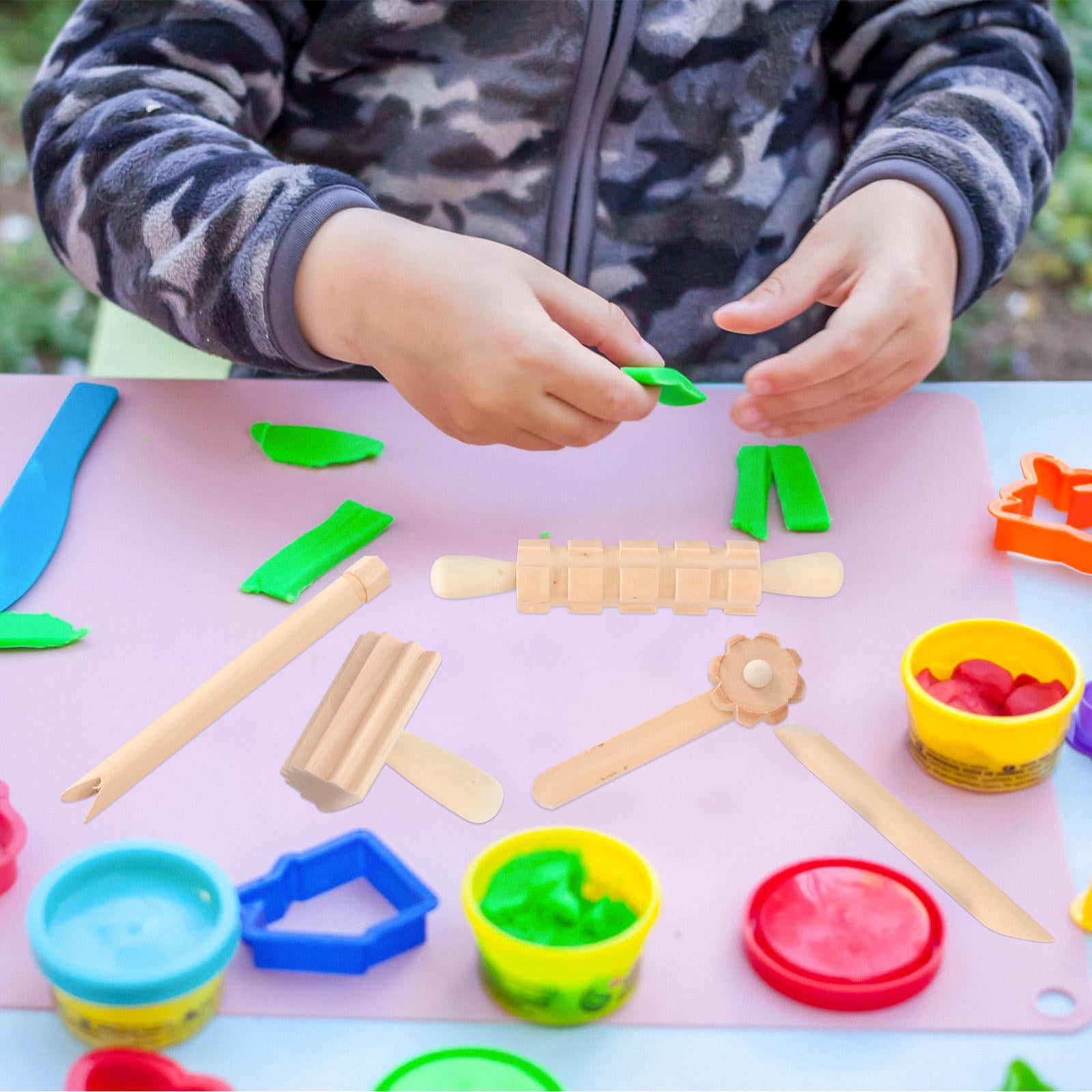 GOOHOCHY Clay Sculpting Tools for DIY Made of Strong Timber Ideal for ...