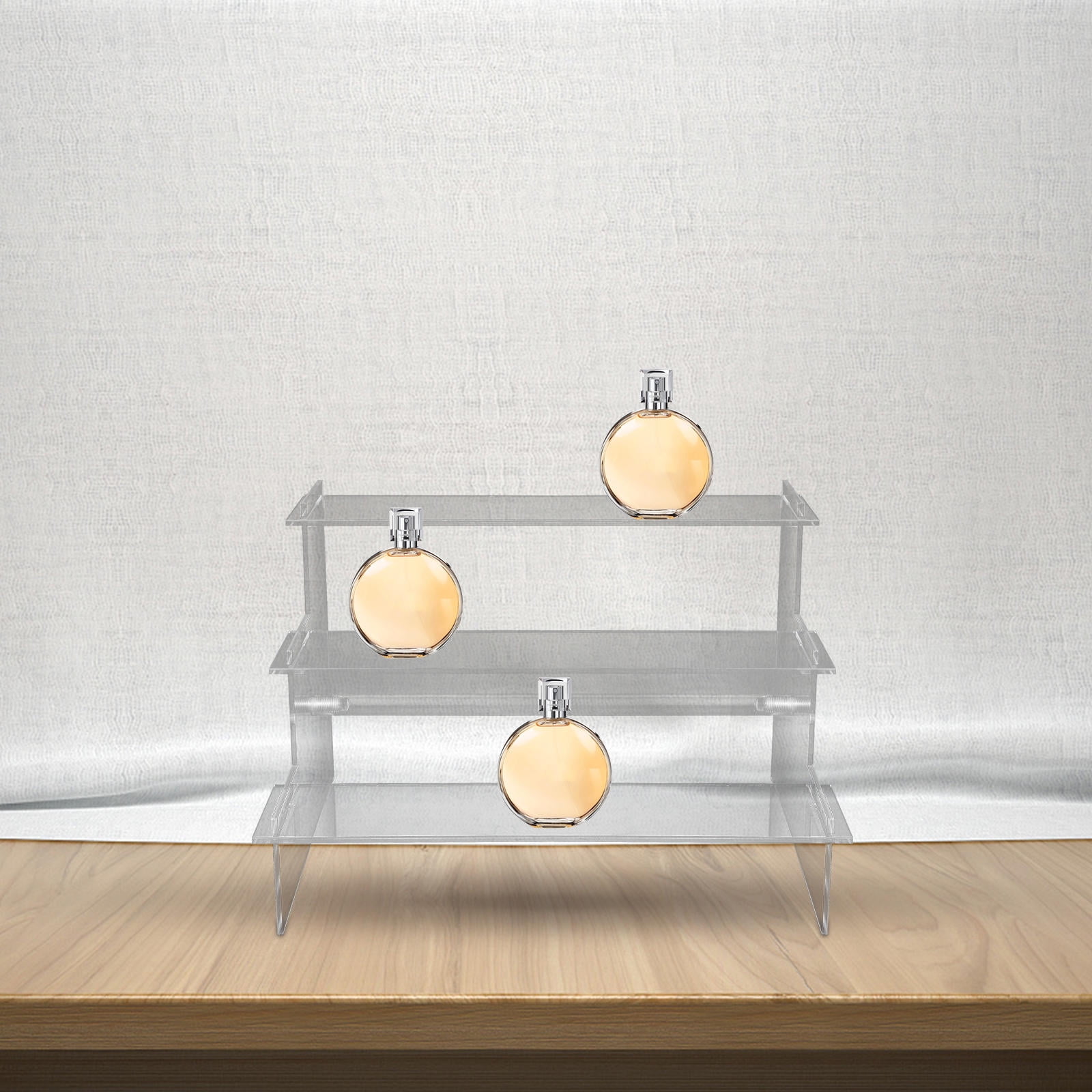 GOOHOCHY Clear Tiered Display Shelf for Storage Acrylic Material ...