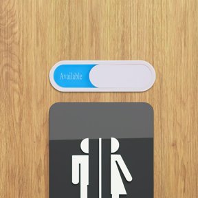 Shop Durable Restroom Signs for Home and Business in Various Styles