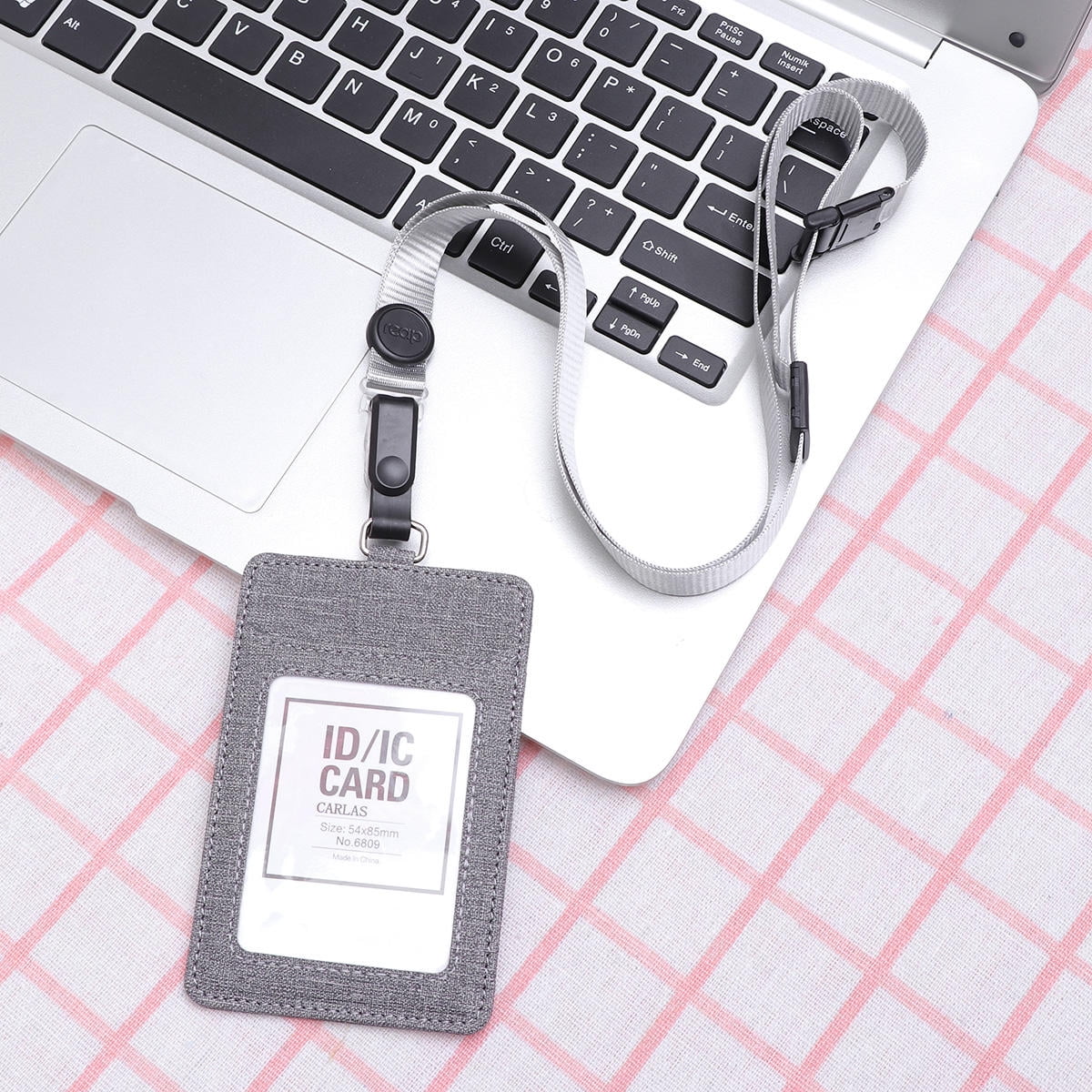 GOOHOCHY Cloth Badge Holder Detachable ID Holders with Neck Strap for ...