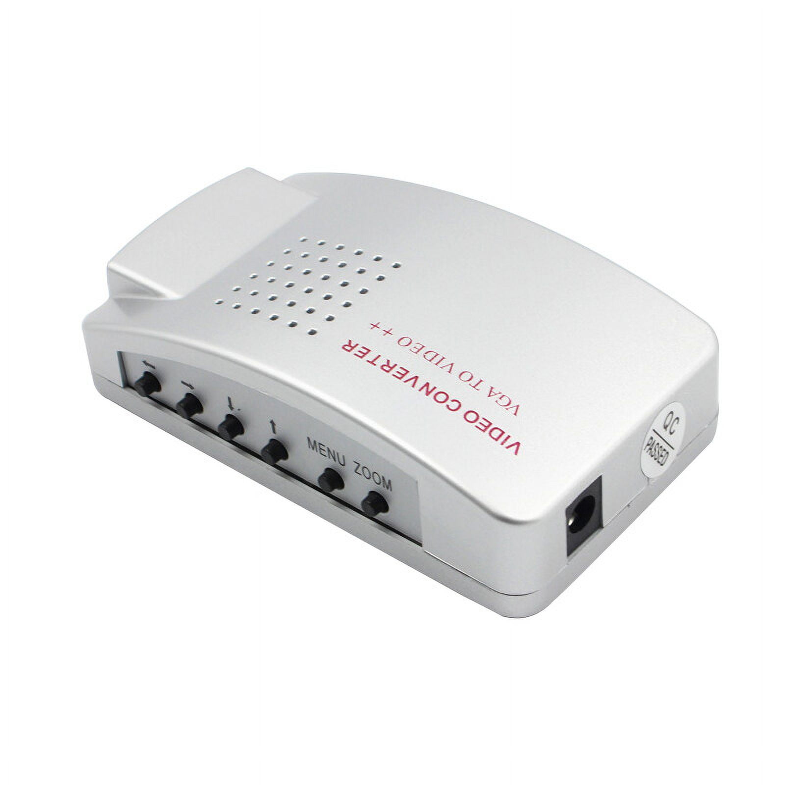 GOOHOCHY Computer PC Laptop to TV Converter Box PC VGA to TV AV RCA ...