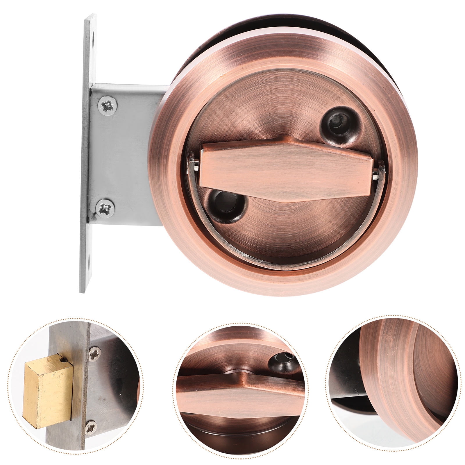 GOOHOCHY Concealed Pull Ring Lock Embedded Handle Recessed Door Handles ...