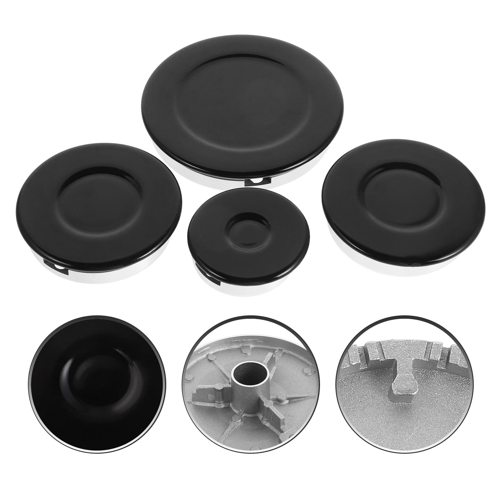 GOOHOCHY Cooker Hat Set Concave Surface Stove Lid Oven Gas Hob Burner ...