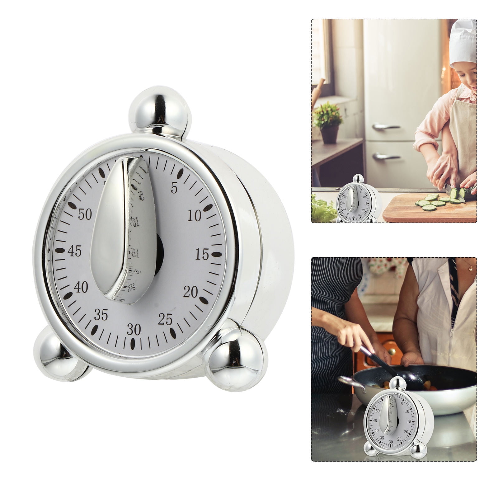 GOOHOCHY Cooking Kitchen Reminder Mechanical Countdown Timer for Home ...