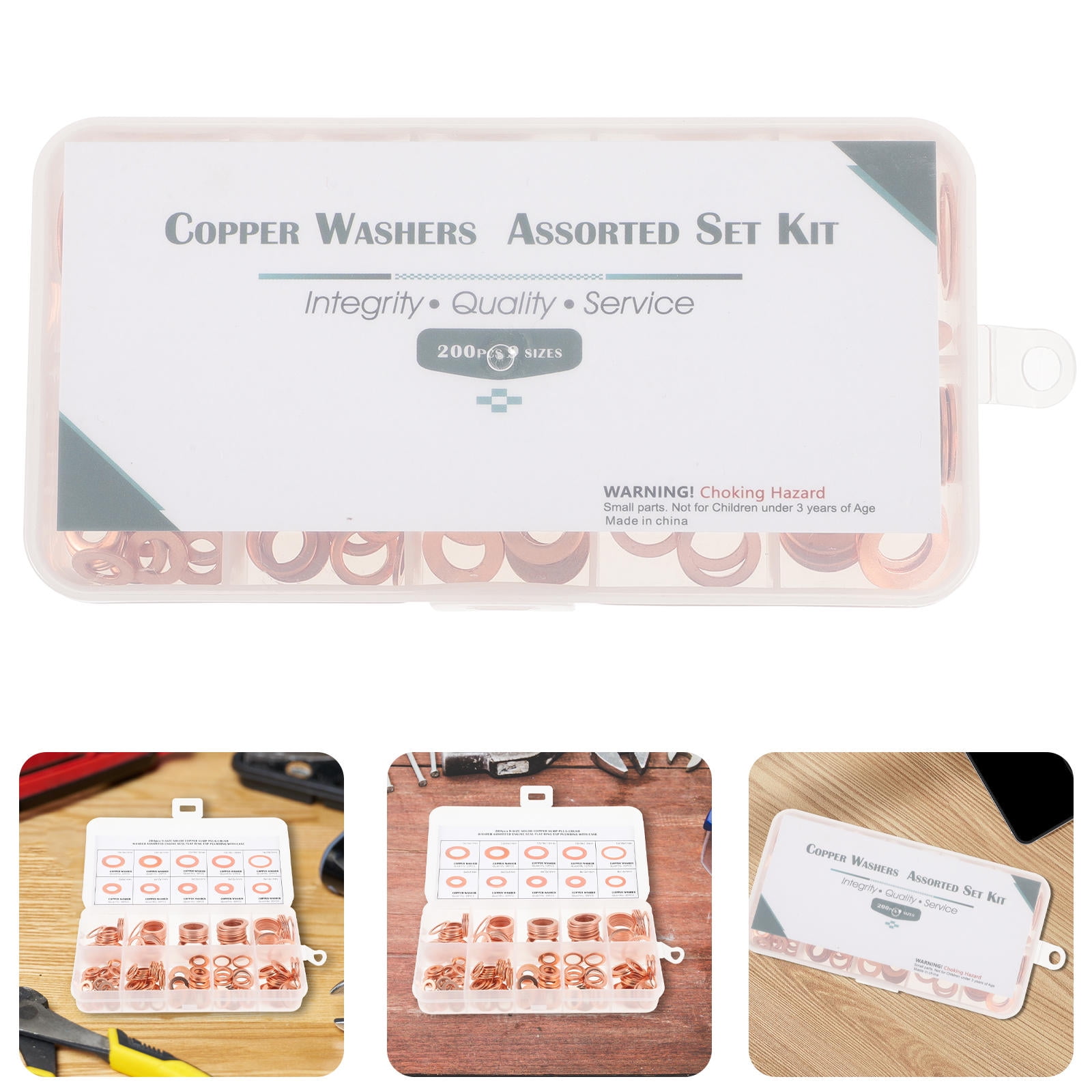 GOOHOCHY Copper Drain Plug with Rose Gold Finish for Machine Use ...