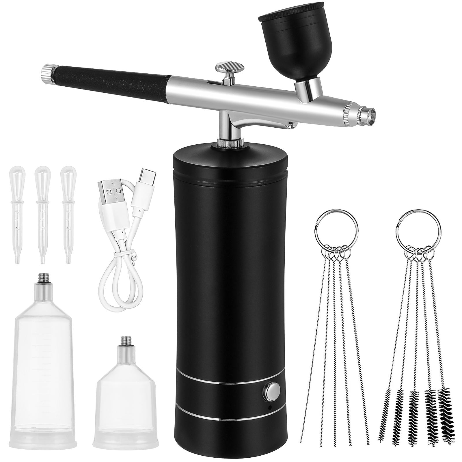GOOHOCHY Cordless Airbrush Kit for Nail Art with Aluminum Alloy Body ...